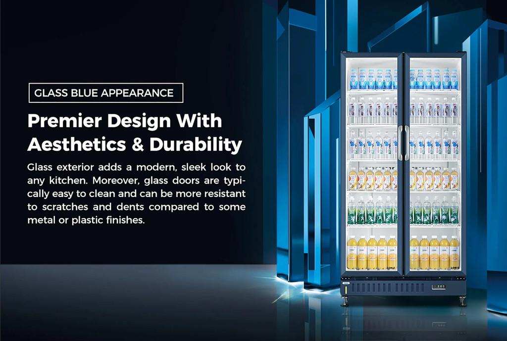 Haier 865 L Display Chiller Showcase SC‑865E | Double‑Layer Glass | LED ...