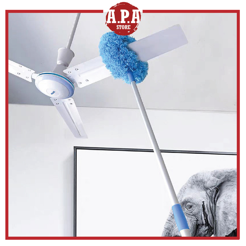 APA Ceiling Fan Duster Adjustable Rod Length Dust Cleaner Microfiber ...