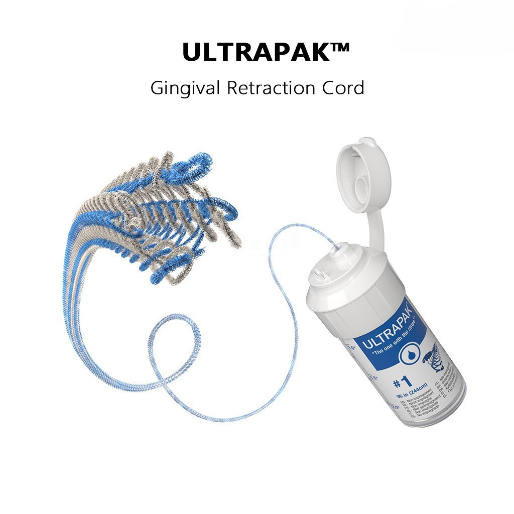 1bottle Ultrapak Dental Gingival Retraction Knitted Cord Packing ...