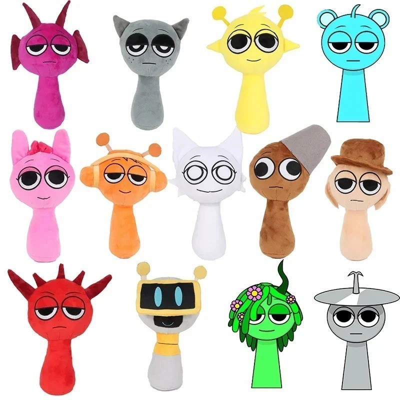 Sprunki Incredibox Plush Toy Sprunki Game Peluches Doll Sprunkis ...