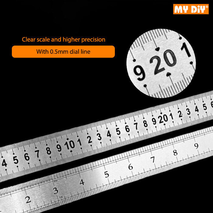 6" 12" 24" STAINLESS STEEL RULER 6"/12"/24" PEMBARIS BESI / 不锈钢尺 ...