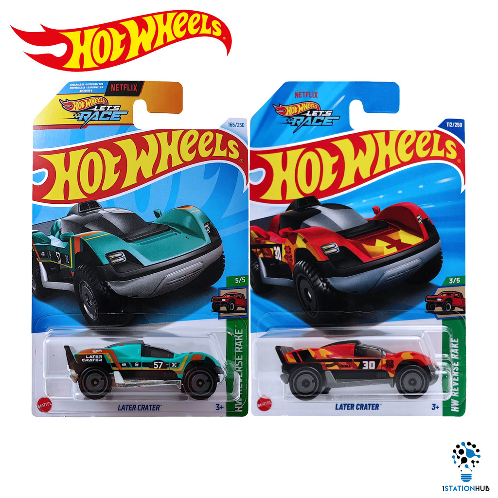 Hot Wheels HW REVERSE RAKE Later Crater | Hotwheels Children Car ...