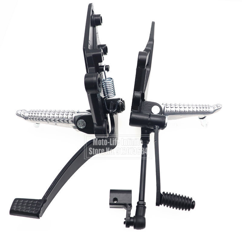 Motorcycle Shift Lever Frontset Foot Peg Bracket Footrest Pedal Shifter ...