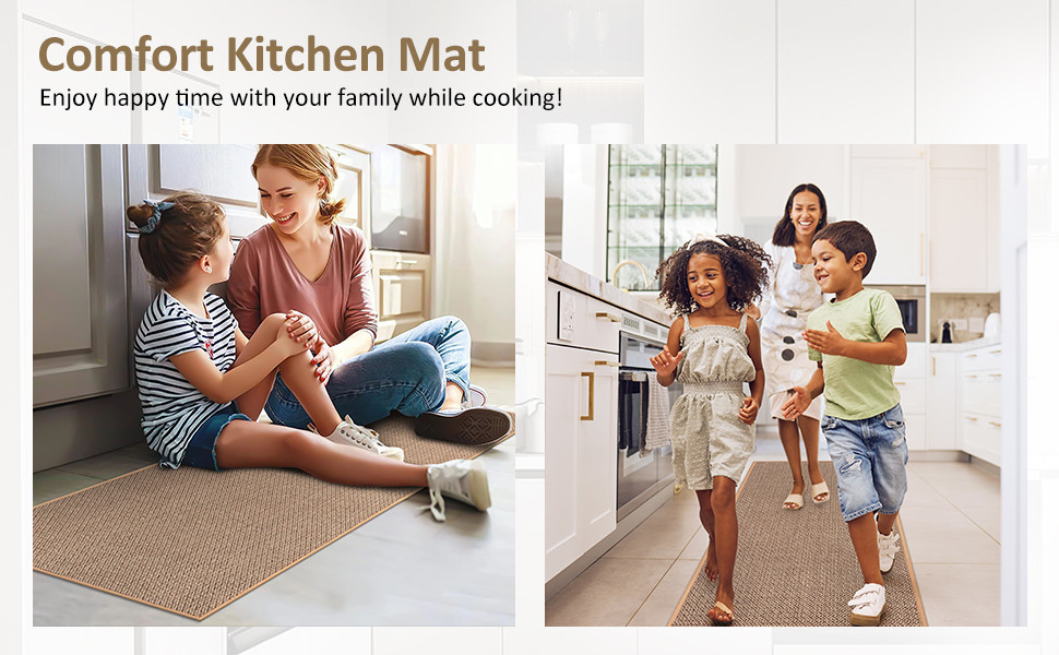 [Ship in 24h] Alas Kaki Dapur Panjang Kitchen Carpet Woven Linen ...