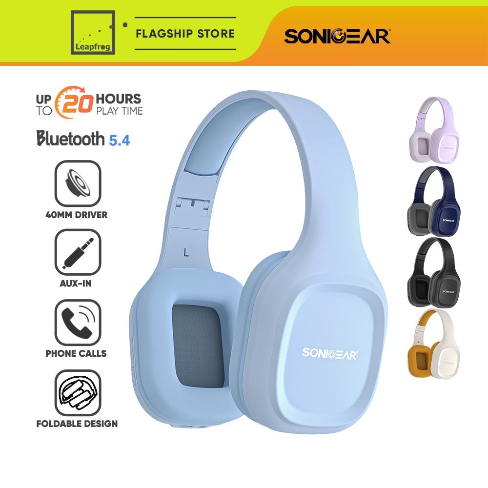 SonicGear Airphone 5 Bluetooth Headphone with Mic | High Clarity and ...