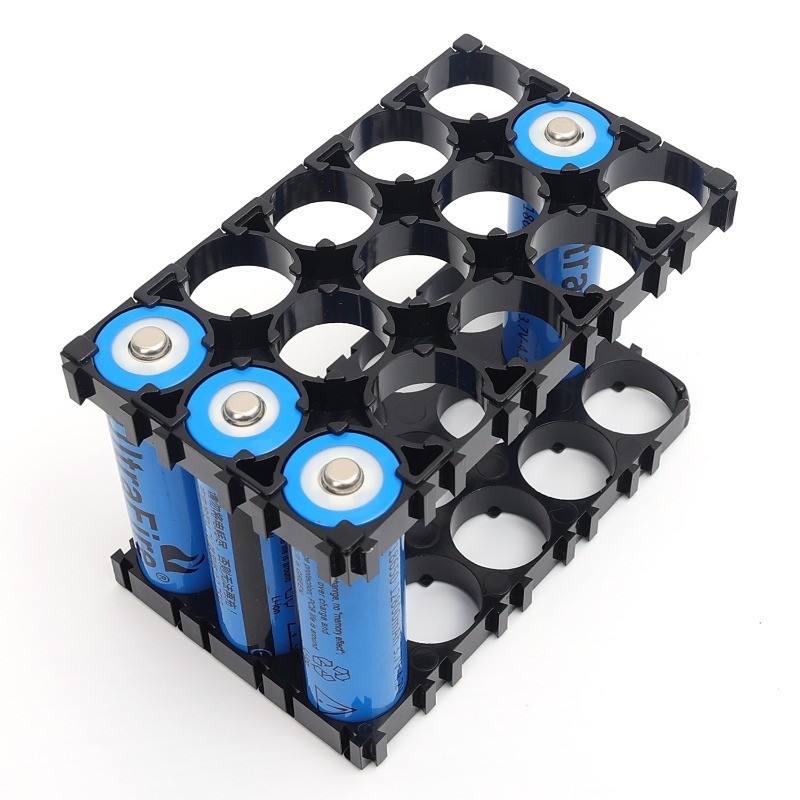 Durable Plastic Cylindrical Cells Safety Storage Stands Multi-size Li ...