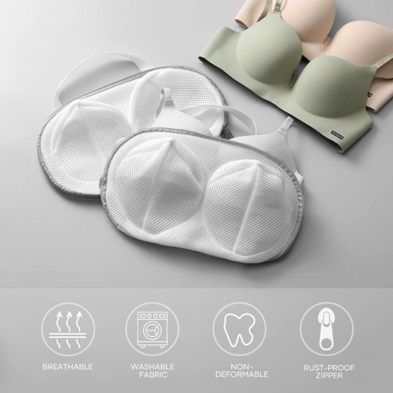 Anti-deformation Bra Mesh Bag Machine-wash Special Polyester Bra Mesh ...