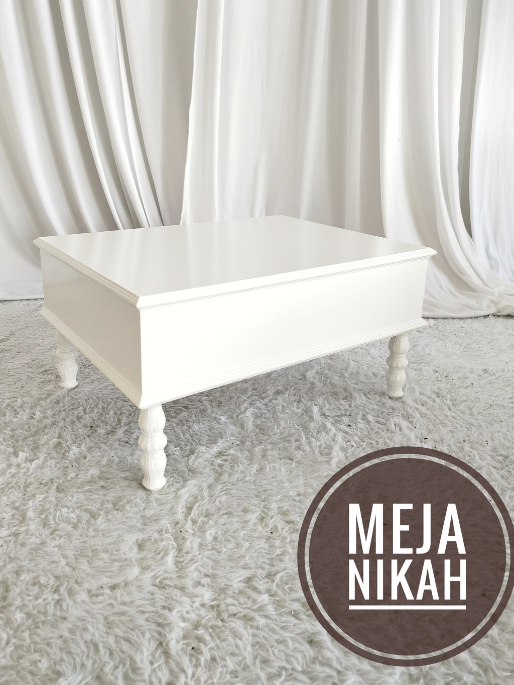 Meja Kek / Meja Nikah / Alas Nikah Pelamin Majlis Perkahwinan Props ...