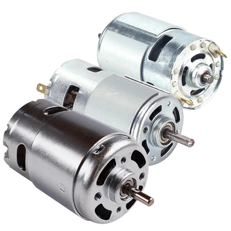 Ball Bearing High Torque DC Motor 775 795 895 Spindle Motor 3000-12000 ...