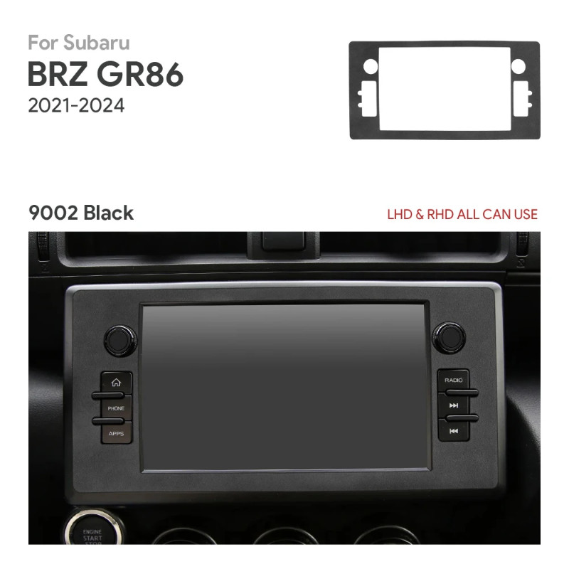 Top Suede Sticker For Subaru BRZ Toyota GR86 2021 2022 2023 2024 LHD ...