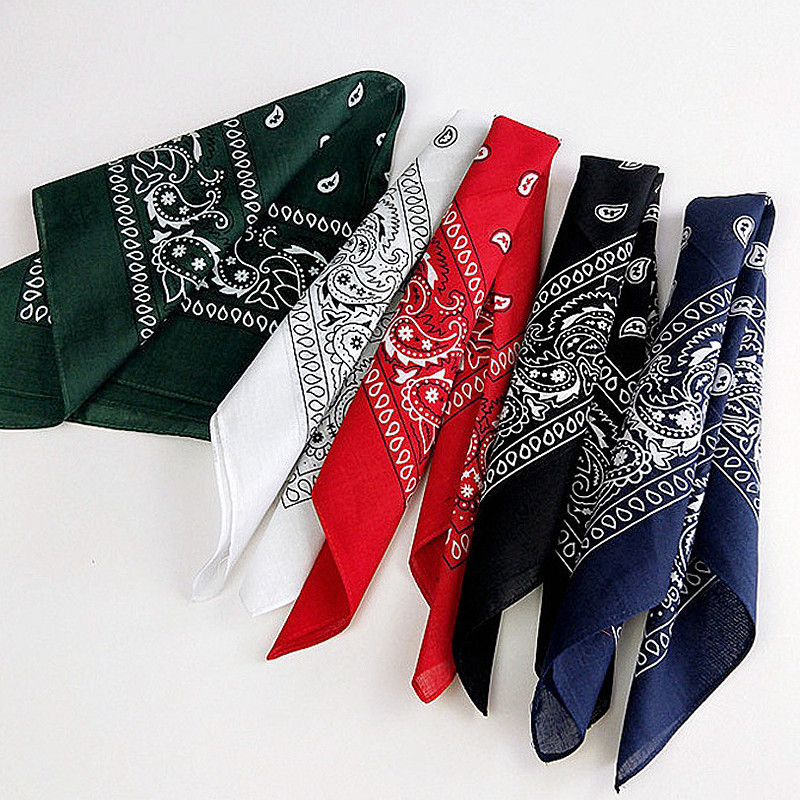 STYLE STAPLE 💥 55x55cm Hip Hop Square Scarf Bandana Style Turban ...