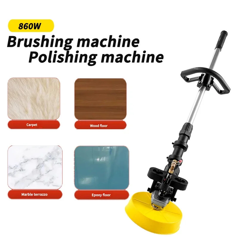 Portable Floor Washing Machine Wet Dry Electric Scrubber Hand Push ...