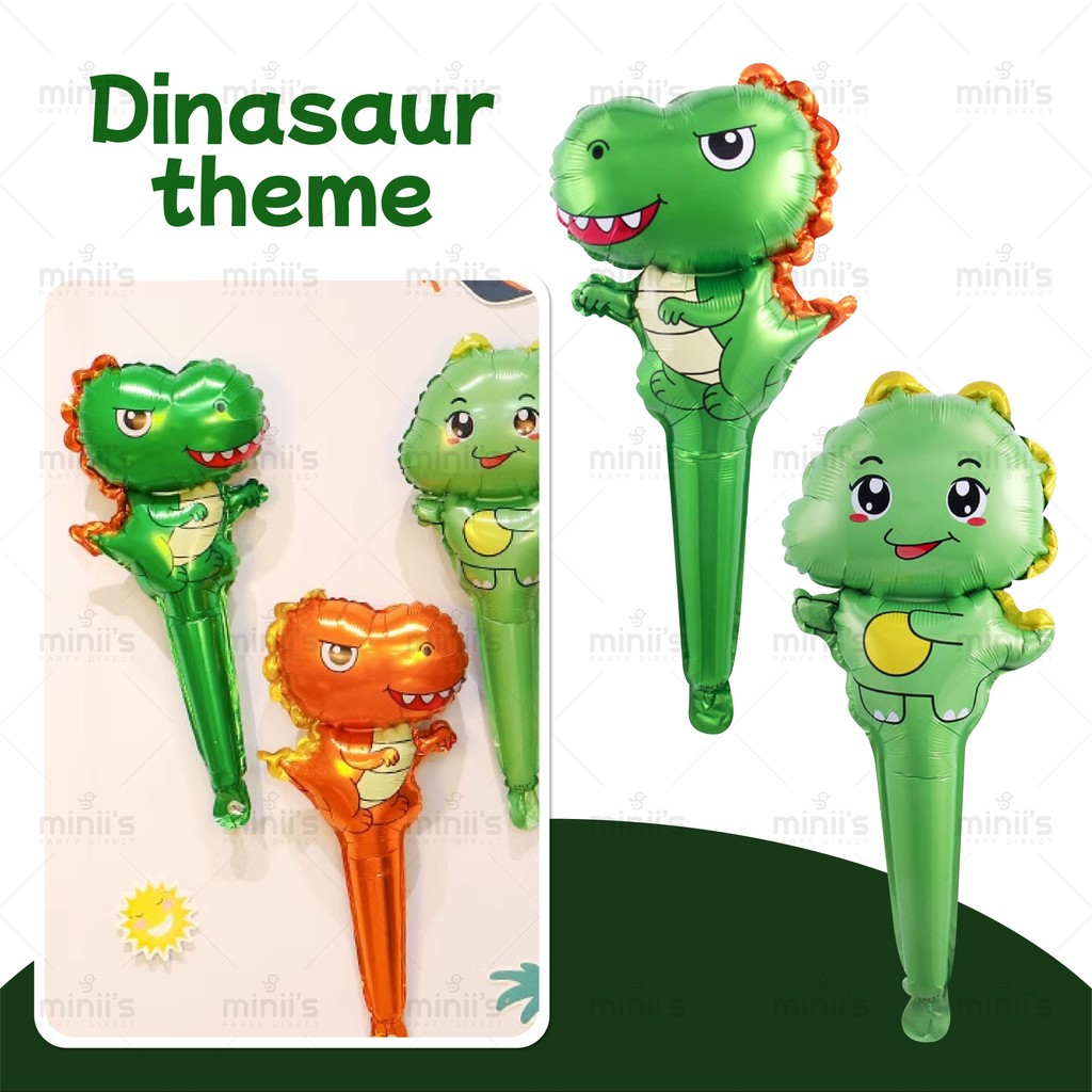 MINIIS PARTY 1Pc Handheld Balloon Belon Cartoon Hand Ballon Hand Held ...