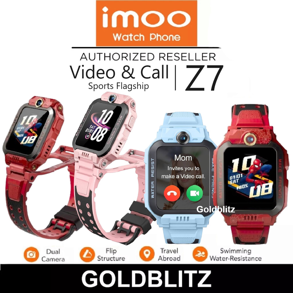 imoo Kids Smart Watch Phone Z7 4G, Video call, GPS tracker, Class mode ...