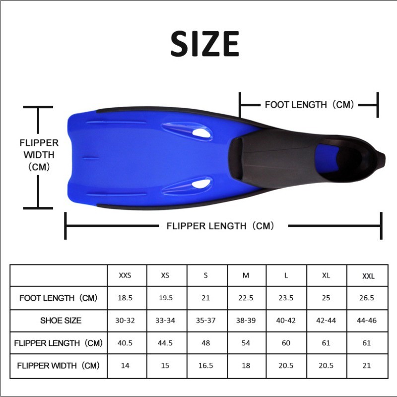 JUNHAIINS (COD) Professional Diving Fins Professional Fins Floating ...