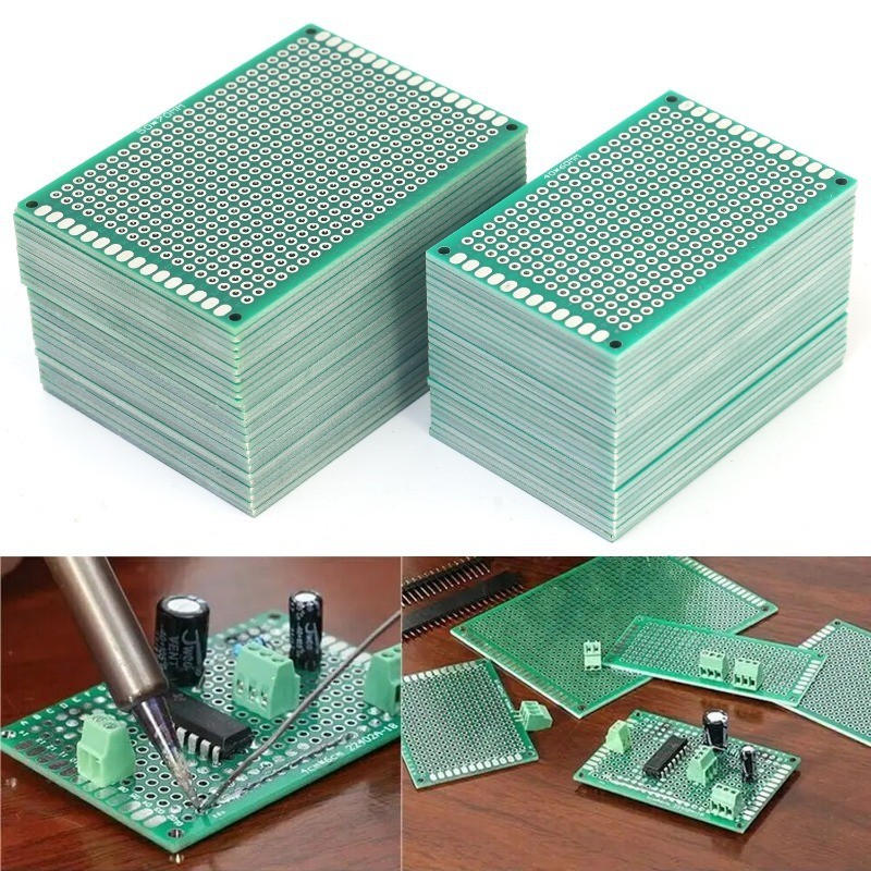 Double-Sided Prototype PCB Board - Universal Printed Circuit Board ...