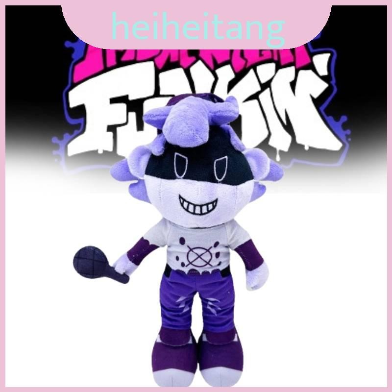 Fnf Engaging Whitty Friday Night Funkin Plush Doll In Purple Color With ...