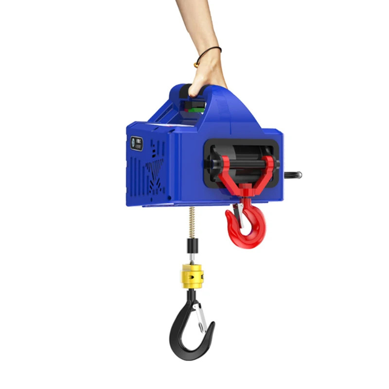 Portable Crane Electric Hoist Remote Control Wire Rope Lifting Hoist ...
