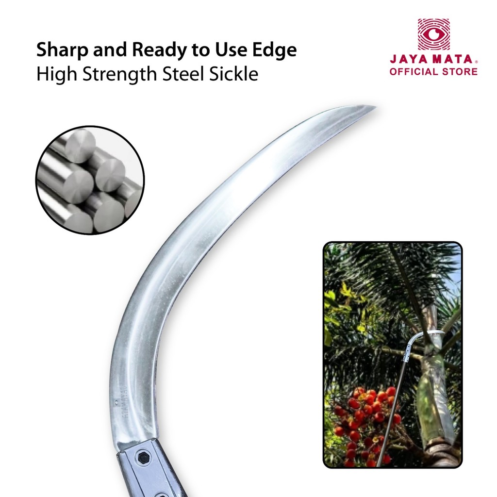 JAYA MATA Oil Palm Harvesting Sickle with Aluminum Holder Set ...