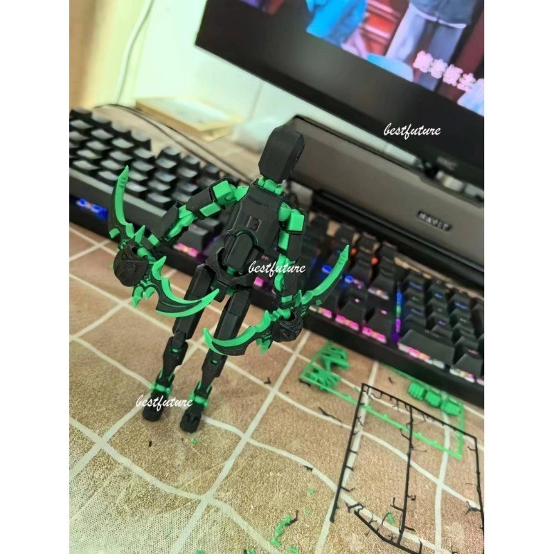 13Lucky Action Characters 13 3D Printed Toys Multi coordinated Movement ...