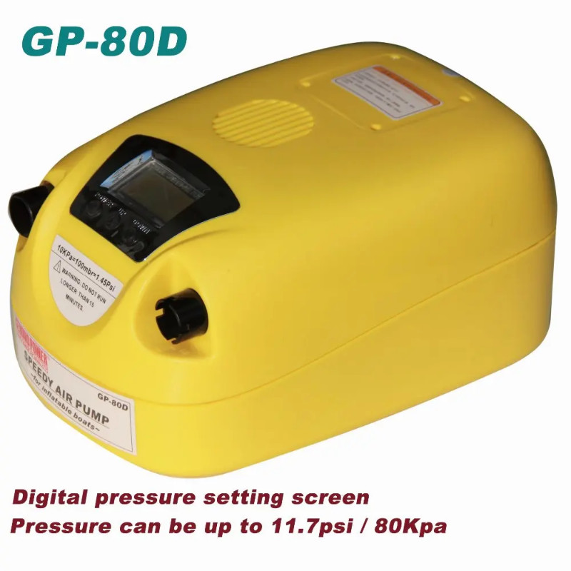 GP-80D Air Compressor 80KPA Rubber Boat Inflatable Boat Air Charging ...