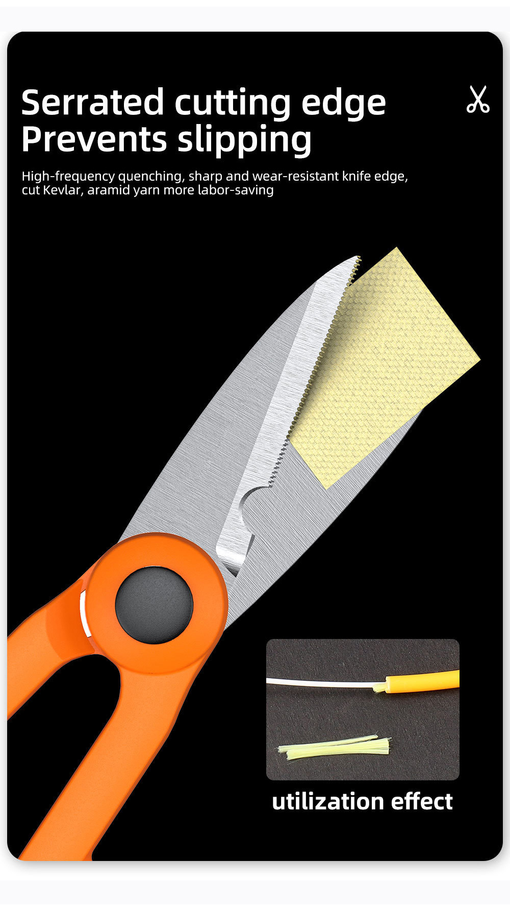 ZoeRax Fiber Optic Cutter Scissors Sharp Aramid Fiber Stripping Tool ...