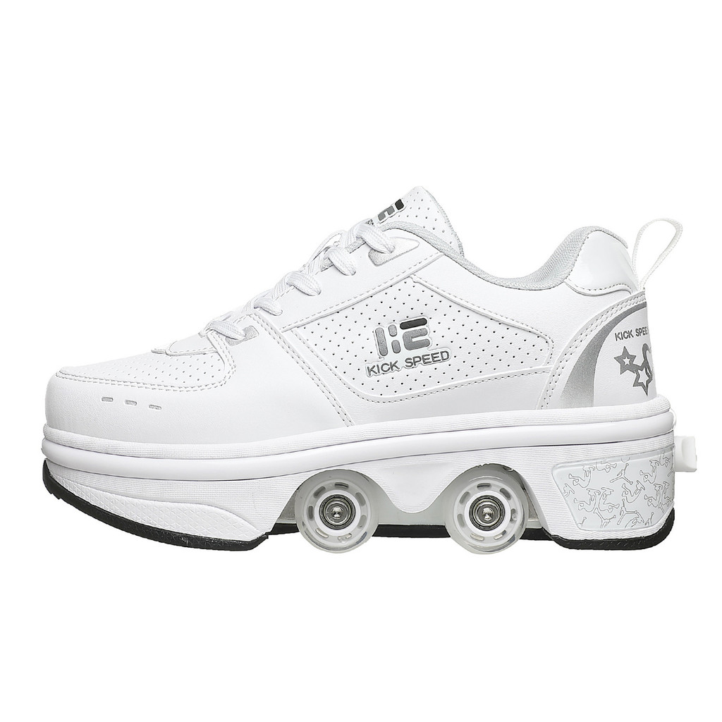 Four walking shoes, invisible roller skates, children's roller skates ...