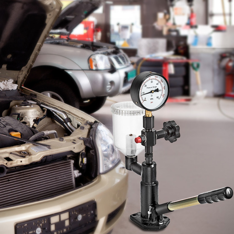 6000PSI Diesel Fuel Injector Tester Dual Scale Gauge Engine Fuel Test ...