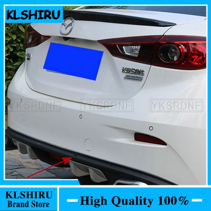 For Mazda 3 Axela 2014-2017 ABS Rear Bumper Diffuser Bumpers Protector ...