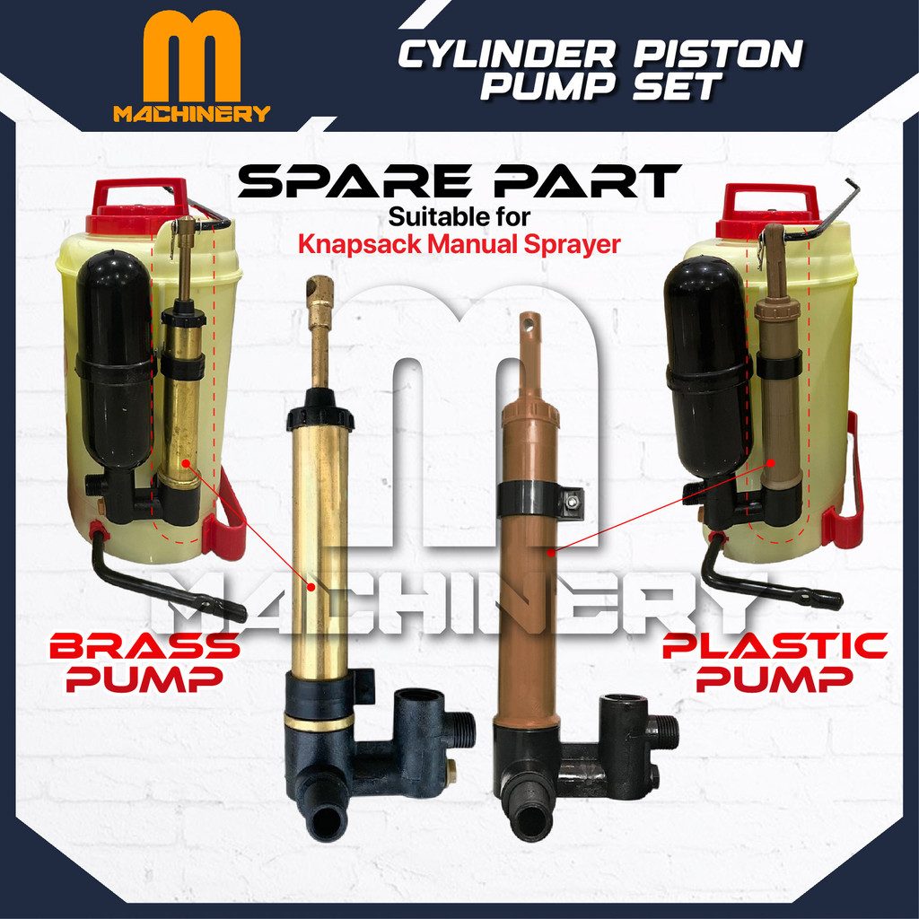 (Spare Part) M.Machinery Cylinder Piston Pump Set (Brass/Plastic) for ...