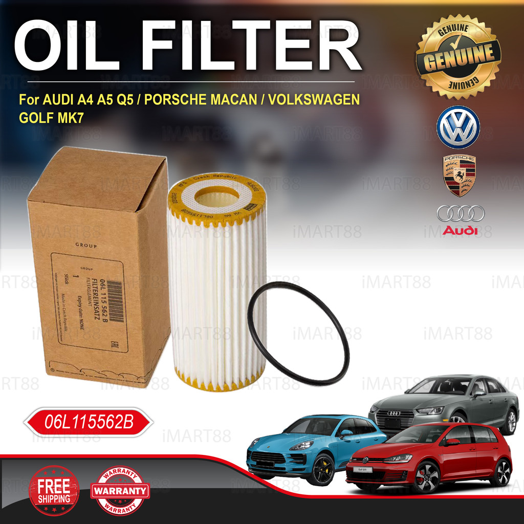 06L115562B OIL FILTER EA888 GEN 3 - AUDI A3 A4 A5 A6 A7 Q5 Q7 TT ...