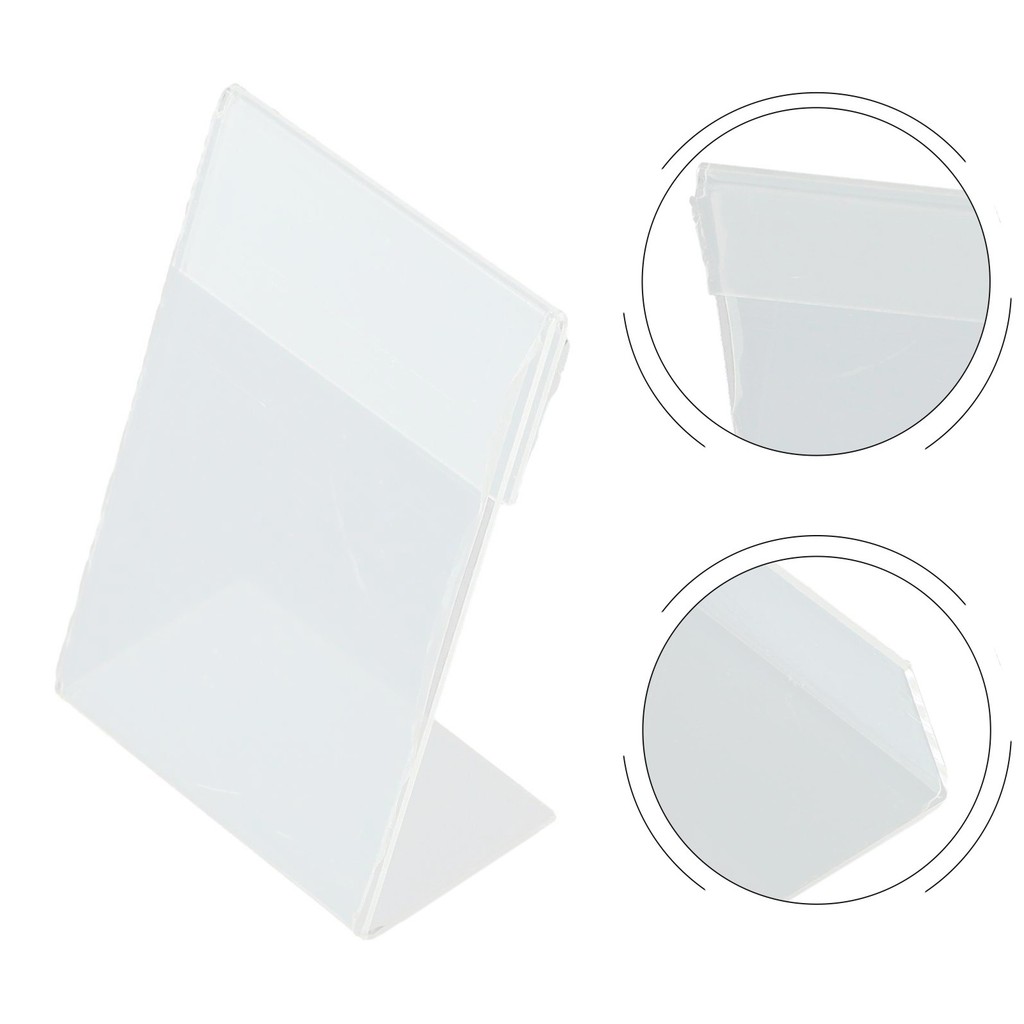 Transparent Acrylic Display Stand Desk Display Card Stand | Shopee Malaysia