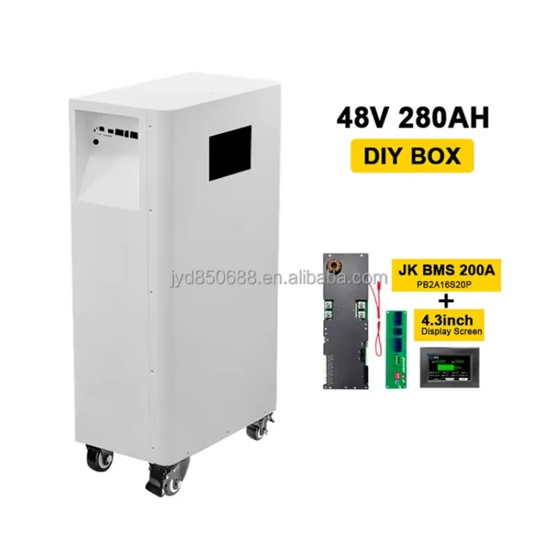 Lifepo4 280ah Box Jk Bms Battery Box with Wheels Stand up Battery case ...