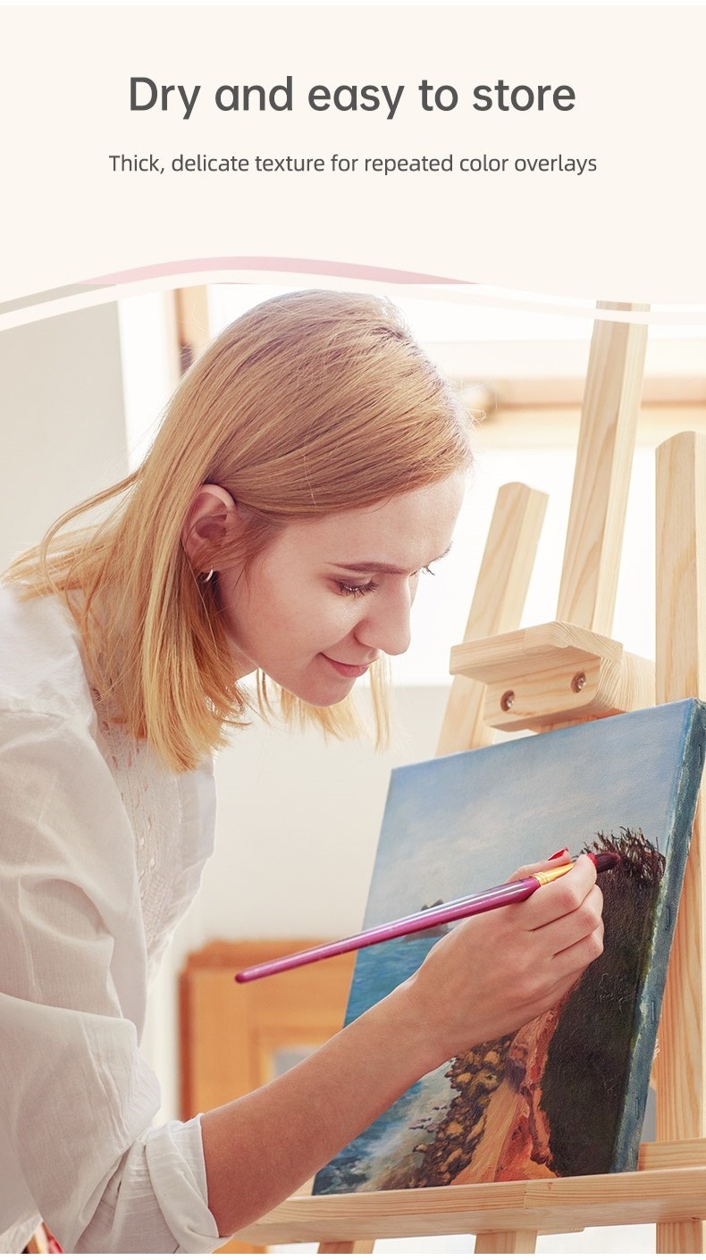 Deli Finenolo Acrylic Paint Colors (100ml) Cat Akrilik Waterproof ...