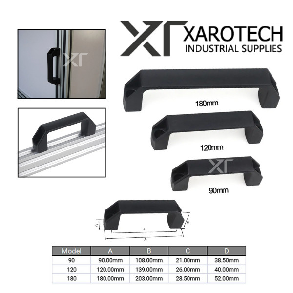 1 pcs of Nylon Handle/ Profile Door Handle 90mm/120mm/180mm for ...