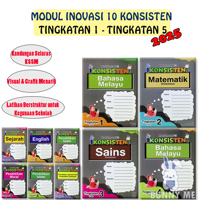 [BUNNY] 2025 SMK/ SMJK Buku Sekolah : Alaf Sanjung Modul Inovasi 10 ...