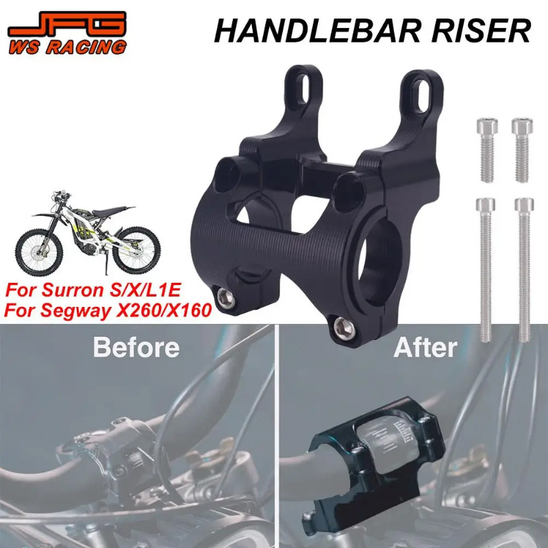 Motorcycles Handlebar Bar Riser Mount Bracket Aluminum For Surron Sur ...