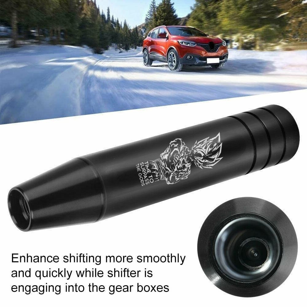 Manual Aluminum Car Gear Knob Long Stick Shifter Shift Lever For ...