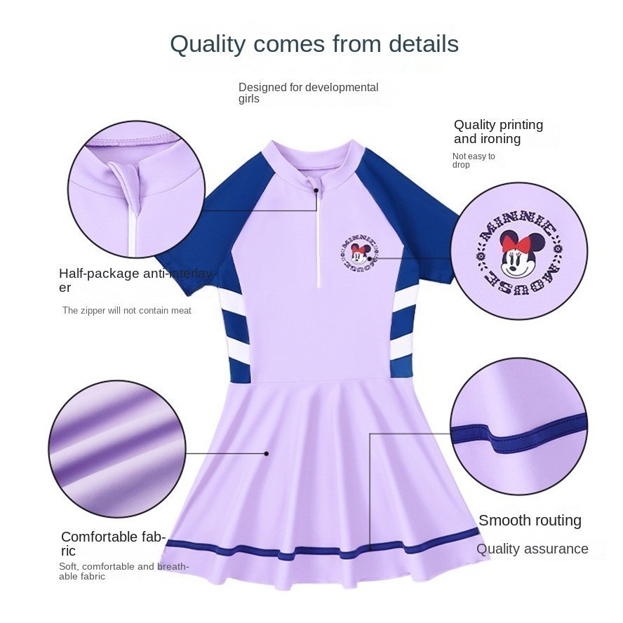 Children Swimsuit Girls Swimsuit Disney Children Swimsuit Girls Summer ...