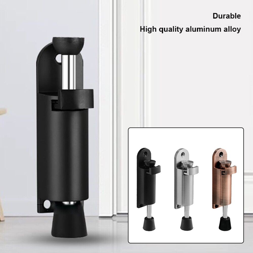 [LUMY] Door Foot Stopper Holder Floor Stop Buffer Gate Stay Catch Latch ...