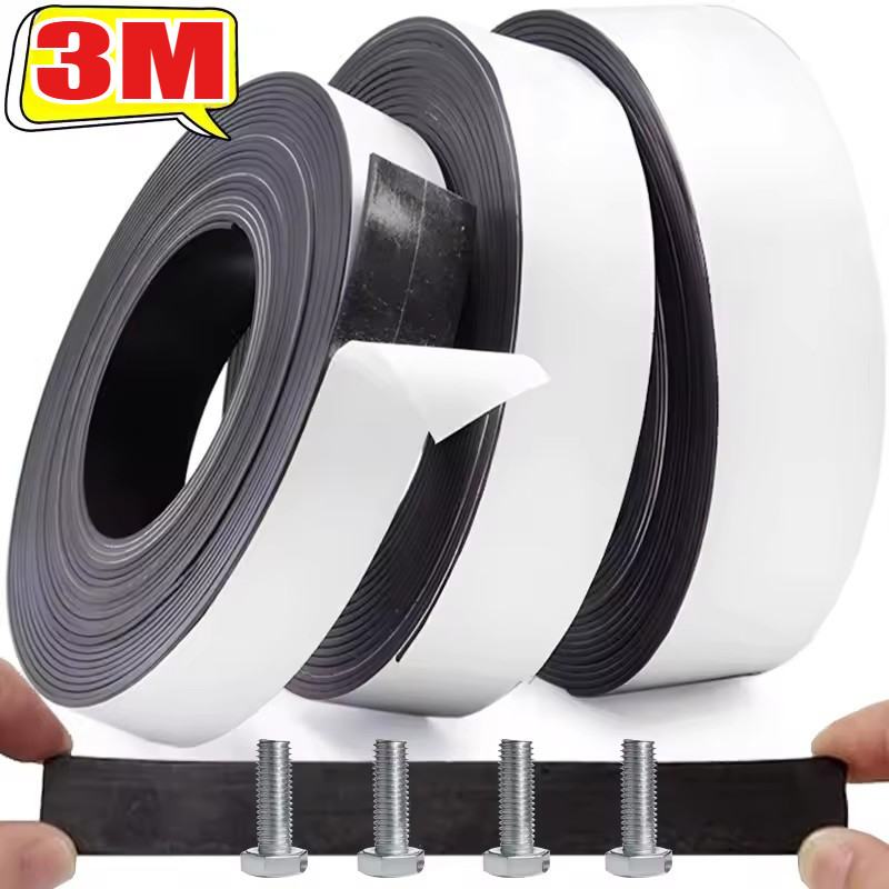 Cuttable Magnet Strip with Strong Adhesive | DIY Rubber Magnet Sheet ...