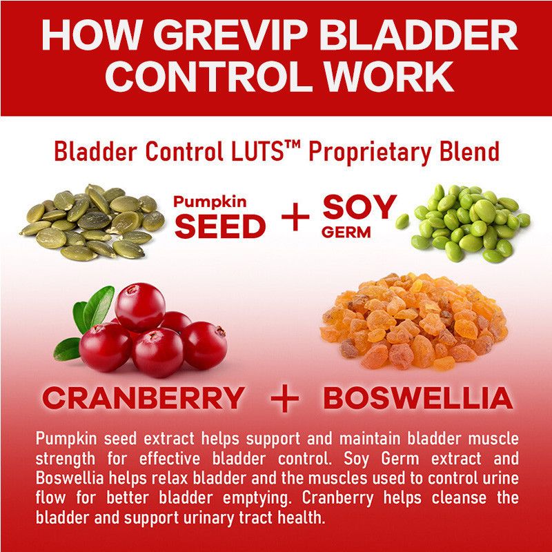Bladder Control, Safe and Effective Bladder Support Supplement for Men ...