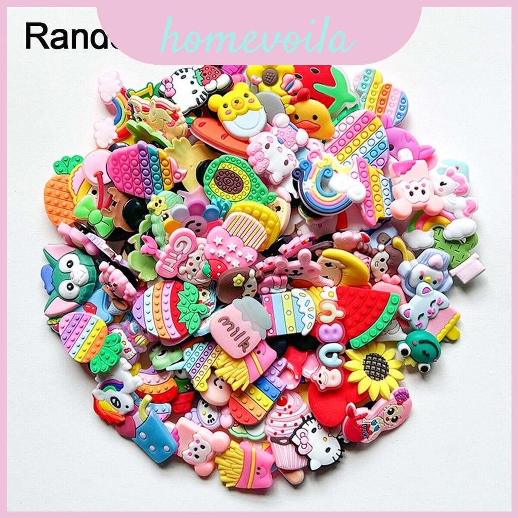 Pvc Soft Gel Shoe Buckles Mix And Match Styles For Your Shoes Garden ...