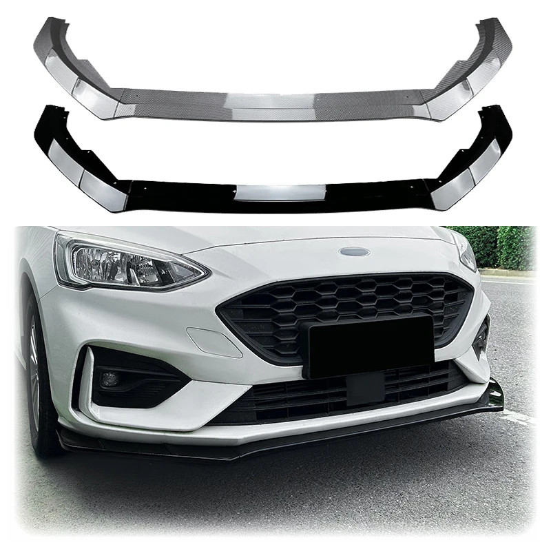 3X 2019 2020 2021 2022 For Ford Focus MK4 ST Line Front Bumper Lip ...