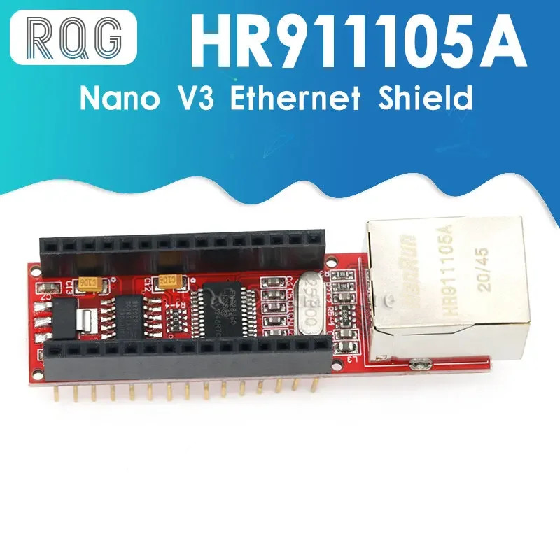 Nano V3 Ethernet Schild ENC28J60 Microchip HR911105A Ethernet Webserver ...