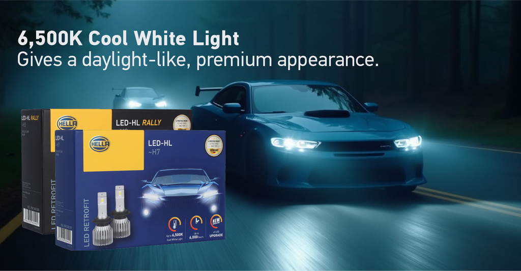 HELLA Retrofit LED / Retrofit LED RALLY-HL Headlight Bulb Set H1/H3/H4 ...