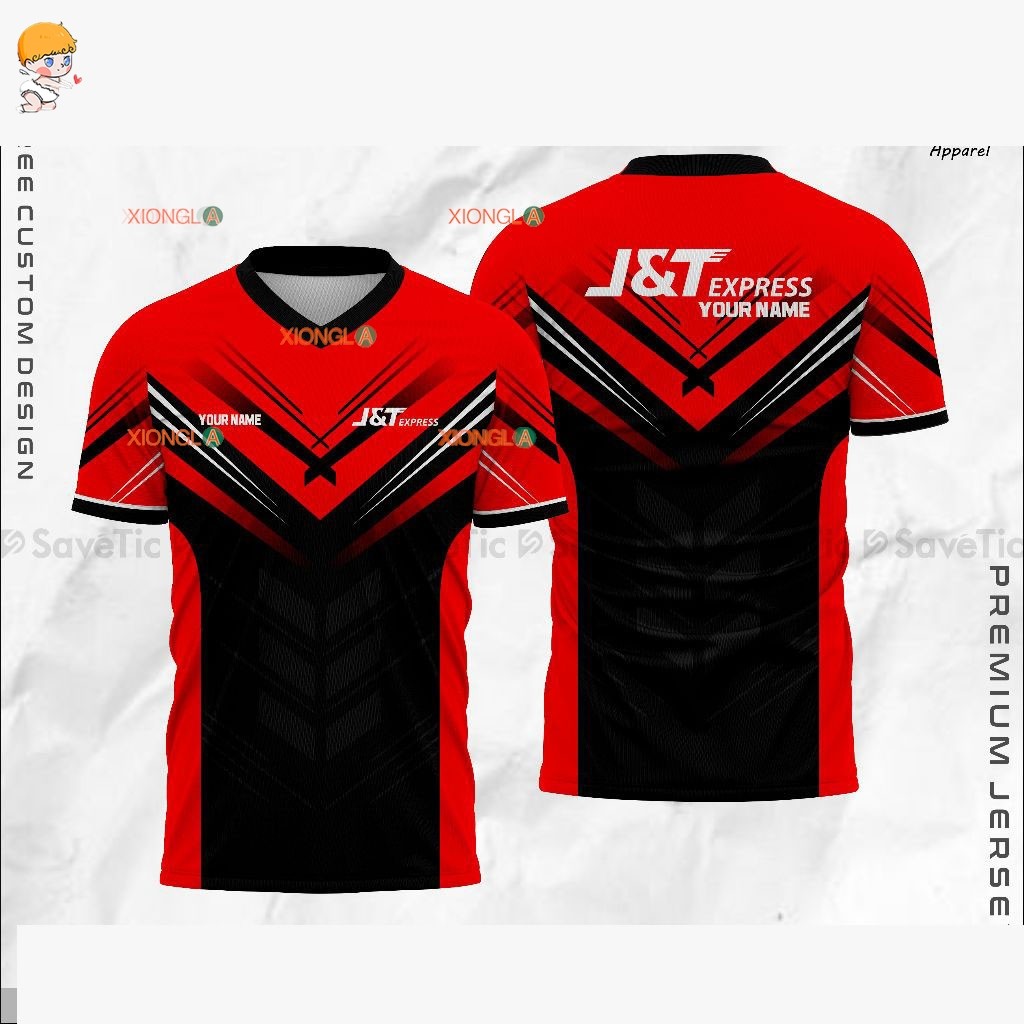 JNT Express Part 02 Full-Printing Sublimation Custom Jersey T-Shirt ...