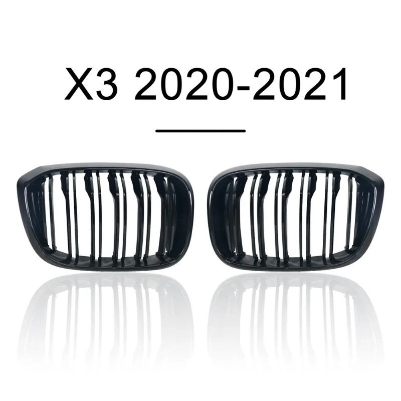 For X3 Racing Grill For X3 2020 2021 Front Gloss Black Front Center ...