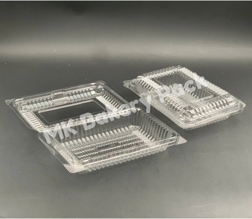 BENXON L02H Kuih Container with Lock (50pcs±) Disposable Plastic Clear ...