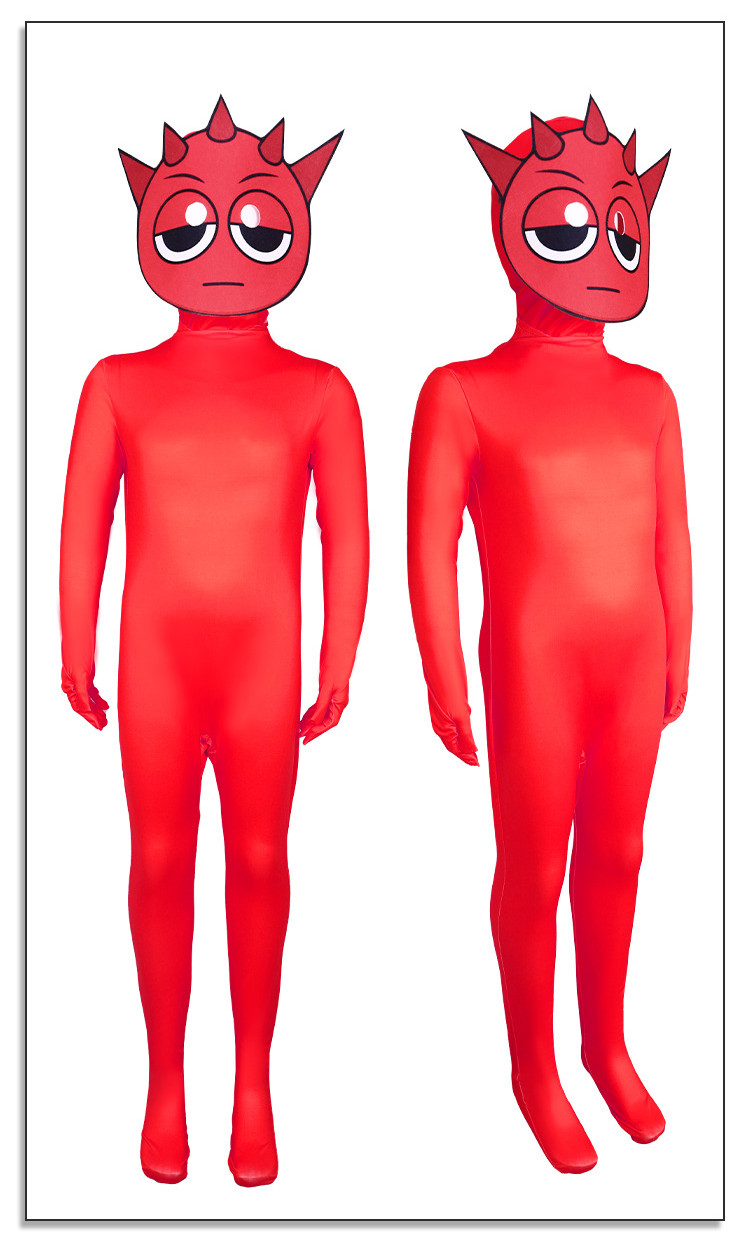 Cosplay Sprunki Adult Children Costume Cosplay Fantasia Halloween ...